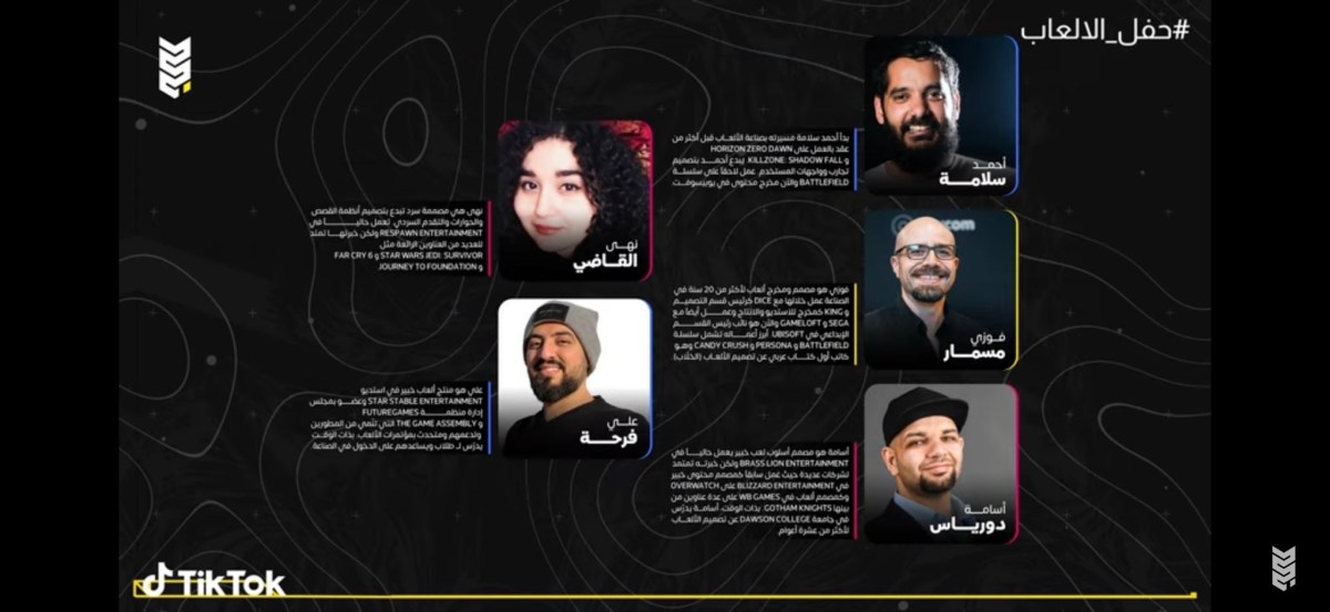 Recognition at Arab Game Awards, January, 2024 – Fawzi Mesmar