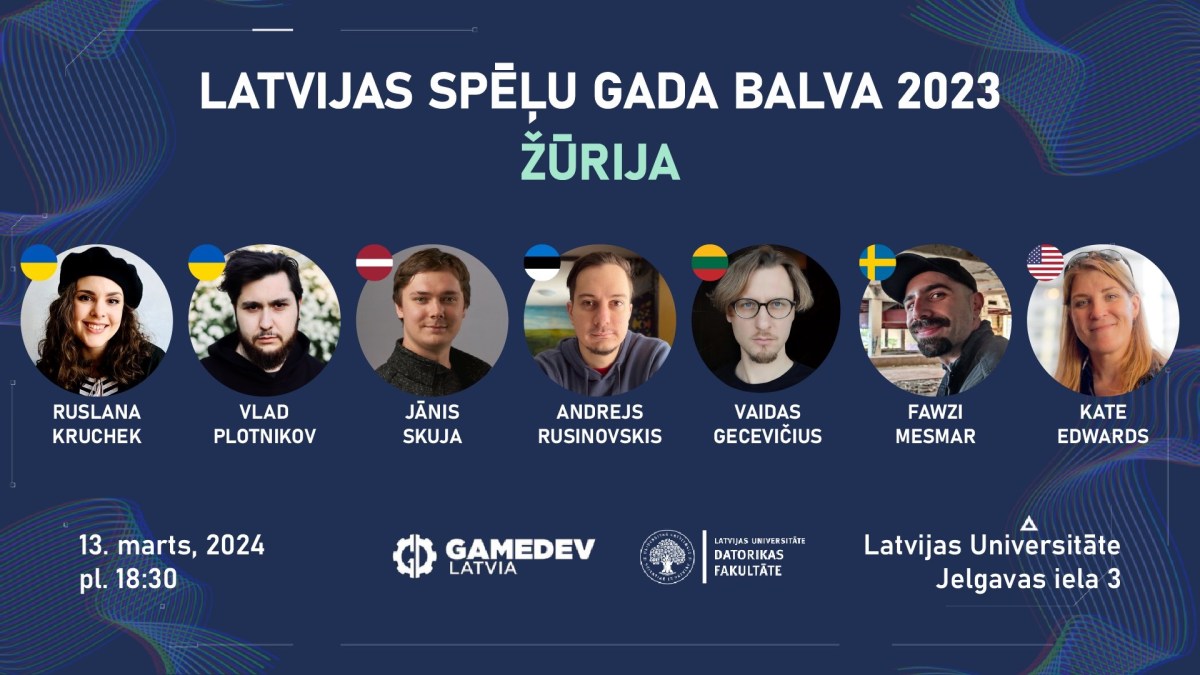 Latvian Game awards Jury – March 2024 – Fawzi Mesmar