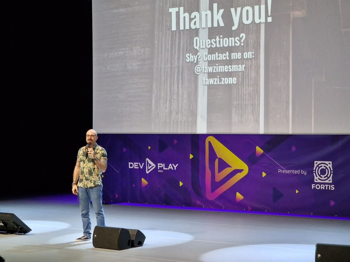 Dev.Play – Bucharest, Romania, June 2024 – Fawzi Mesmar